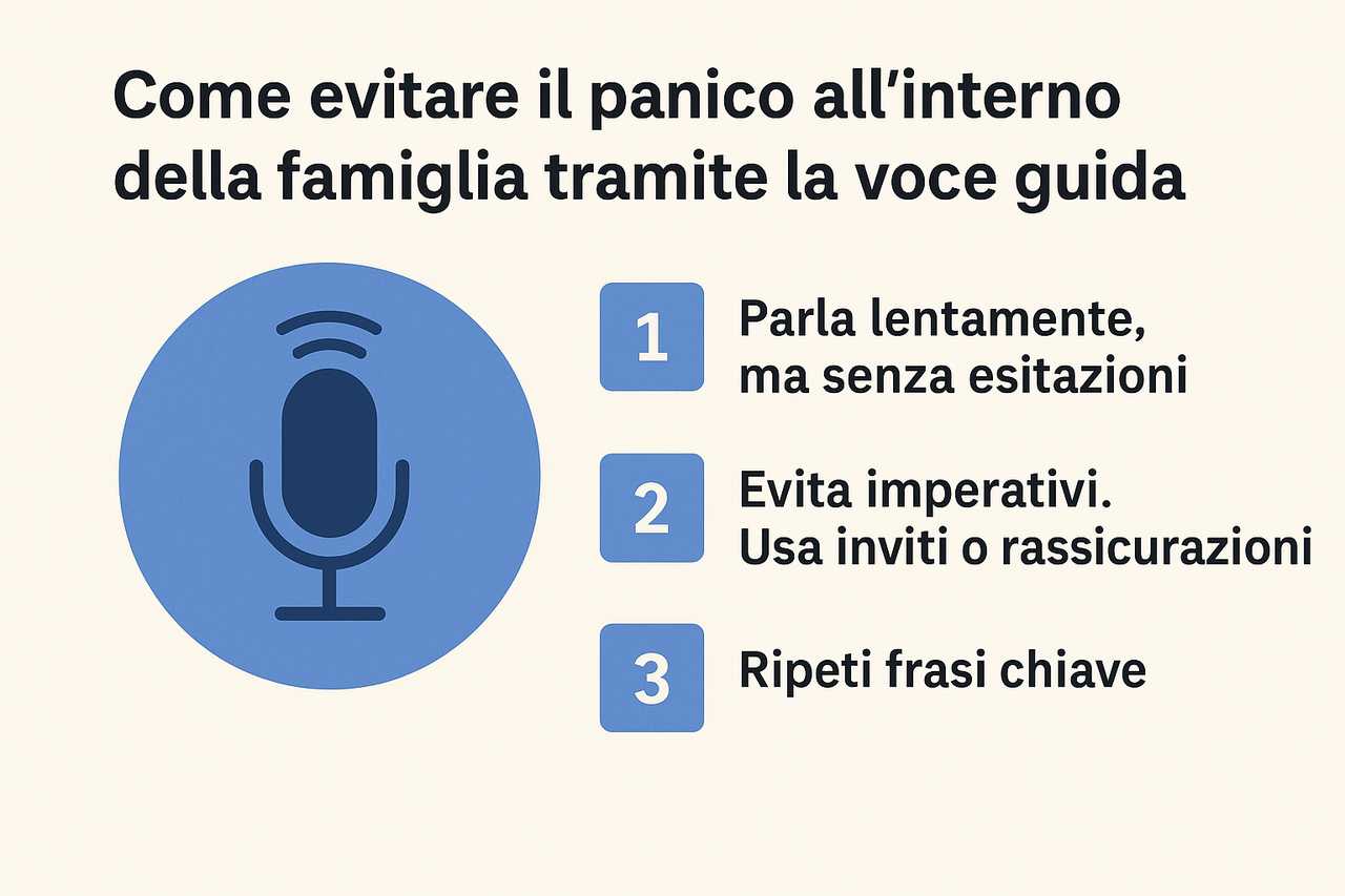 Come evitare il panico in famiglia durante le emergenze usando la voce ...